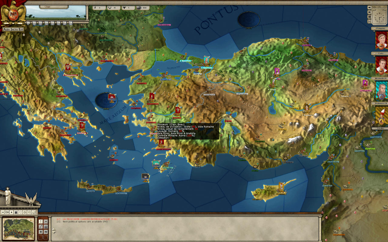 Alea Jacta Est : screenshots et vidéos - Gazette du wargamer