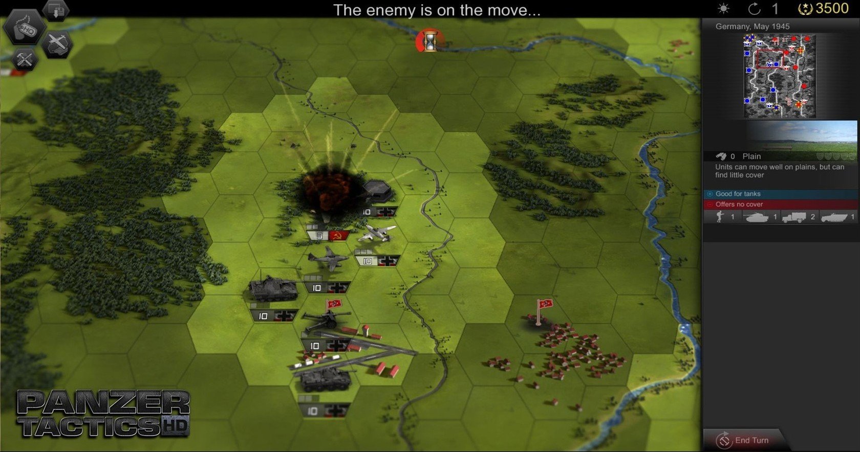 Panzer Tactics HD : screenshots et Intel Report 1 & 2 - Gazette du wargamer