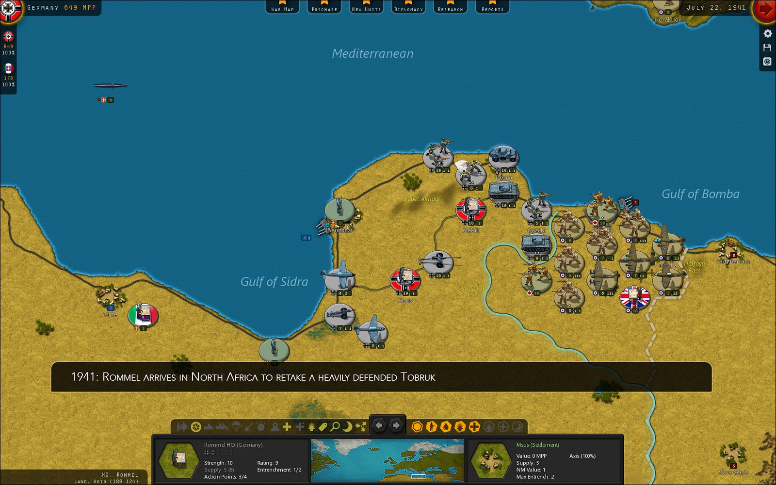 Strategic Command WWII - War in Europe : débarquement de screenshots ...