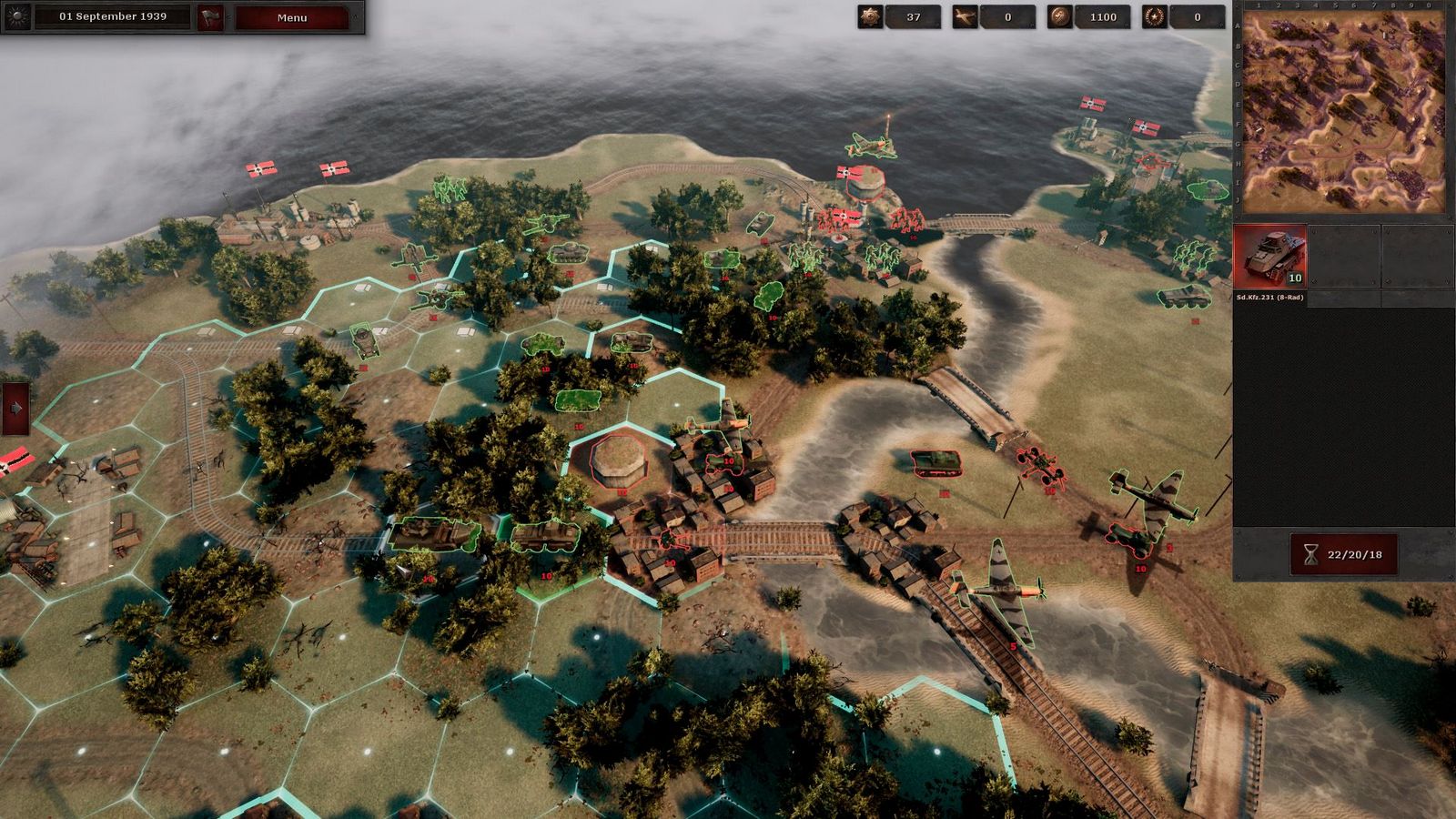 Panzer Strategy : screenshots et vidéo - Gazette du wargamer