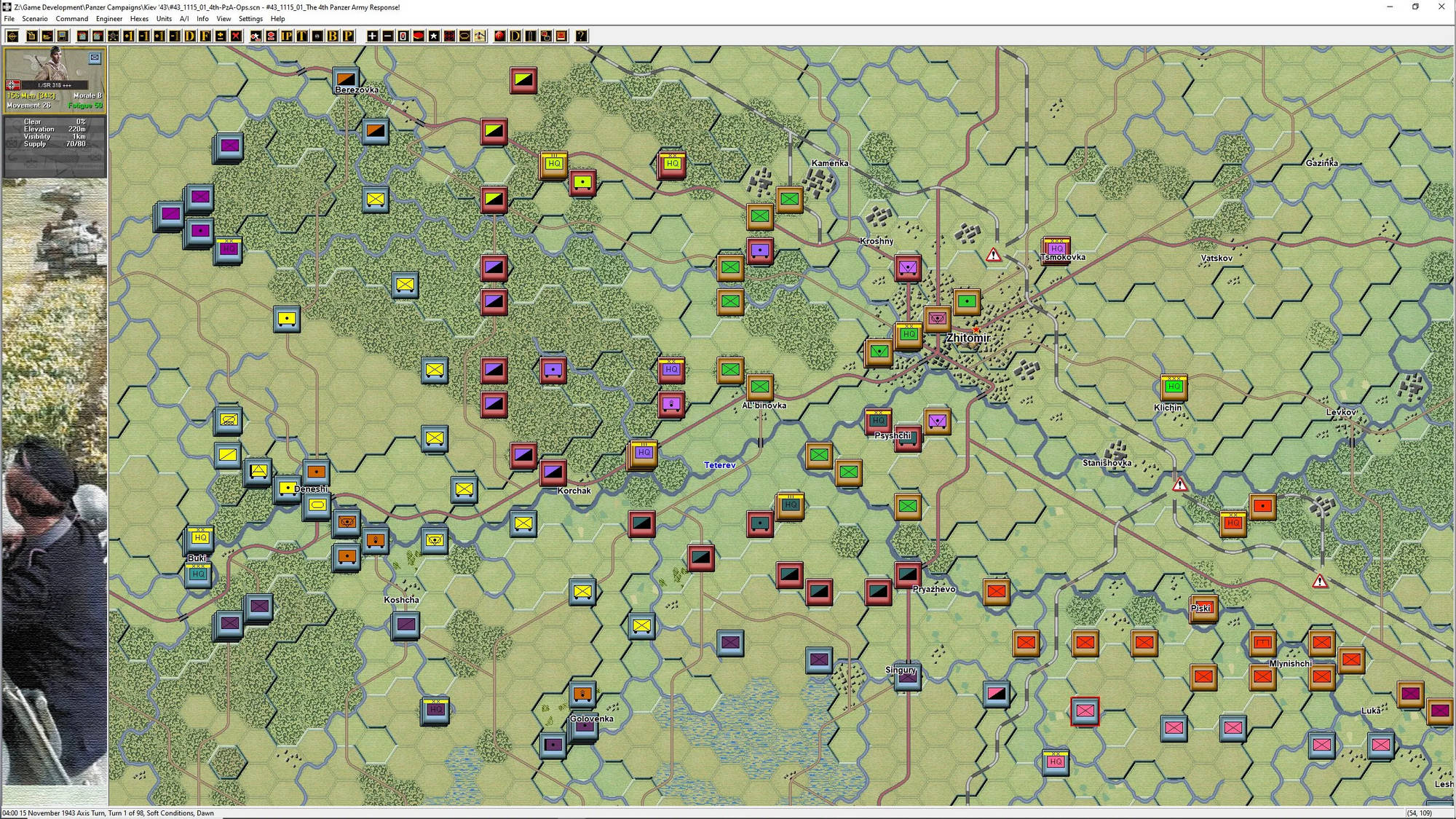 Panzer Campaigns - Kiev 43 : premières images - Gazette du wargamer