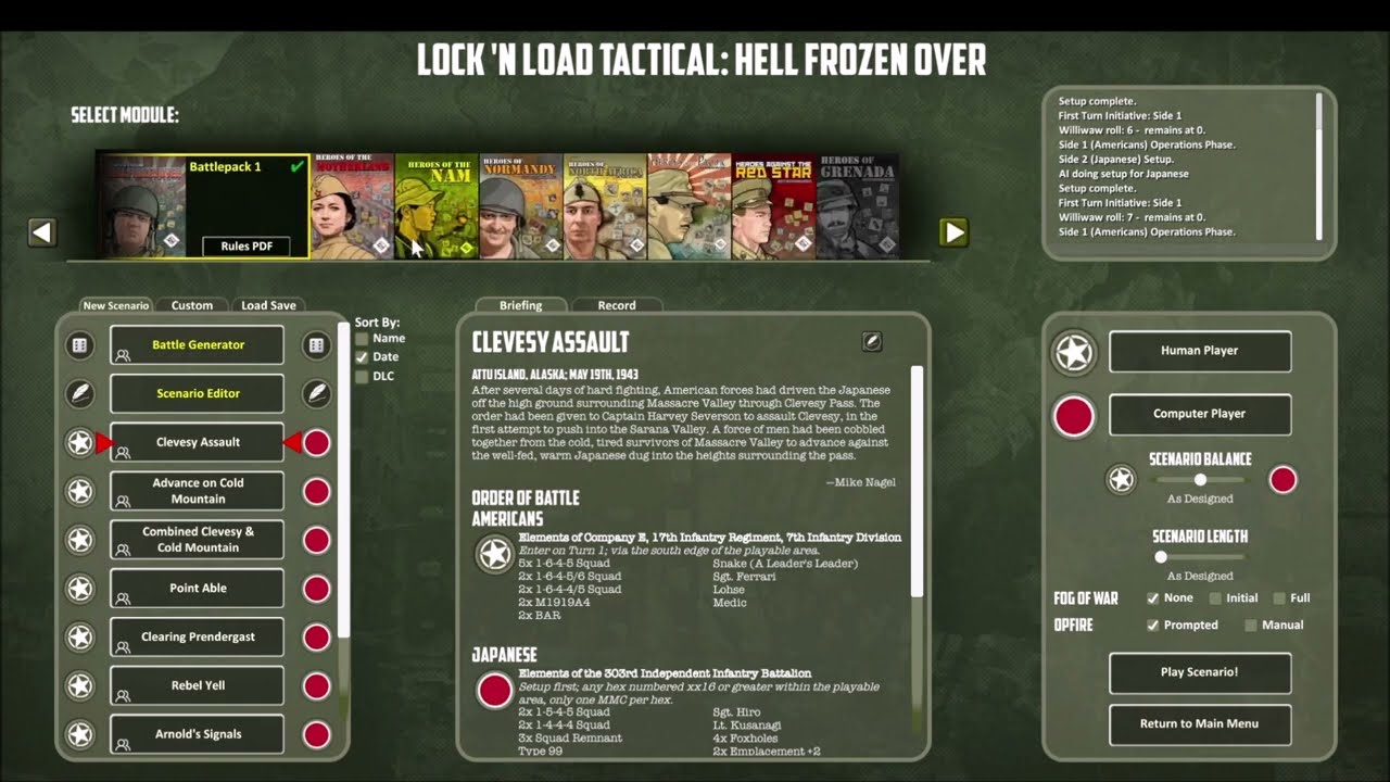 Hell Frozen Over, nouveau Battlepack pour LnL Tactical Digital ...