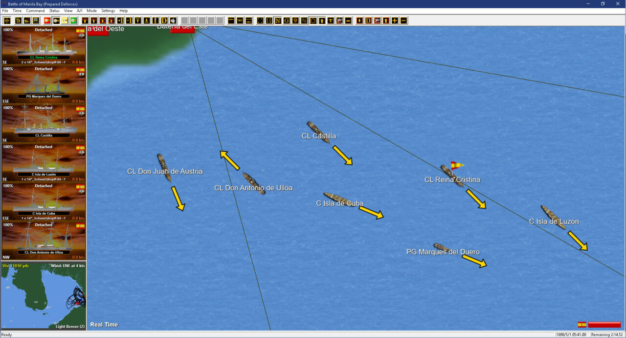 Démo pour Naval Campaigns - Gazette du wargamer