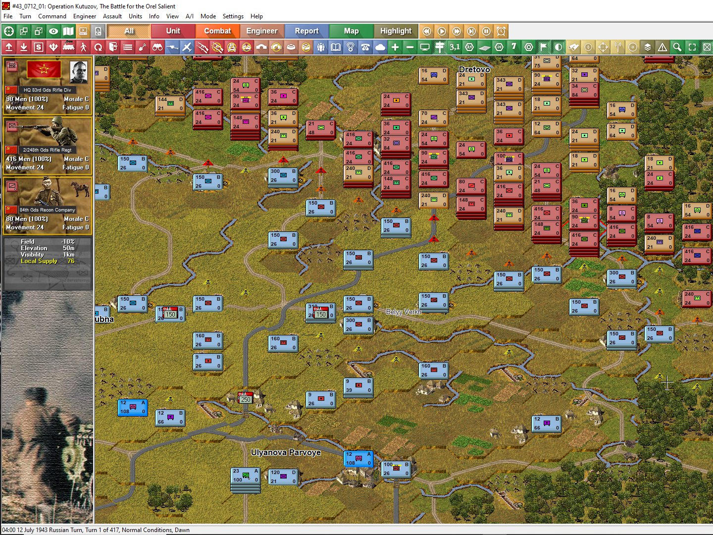 Panzer Campaigns – Orel ’43 : nouvelles images - Gazette du wargamer