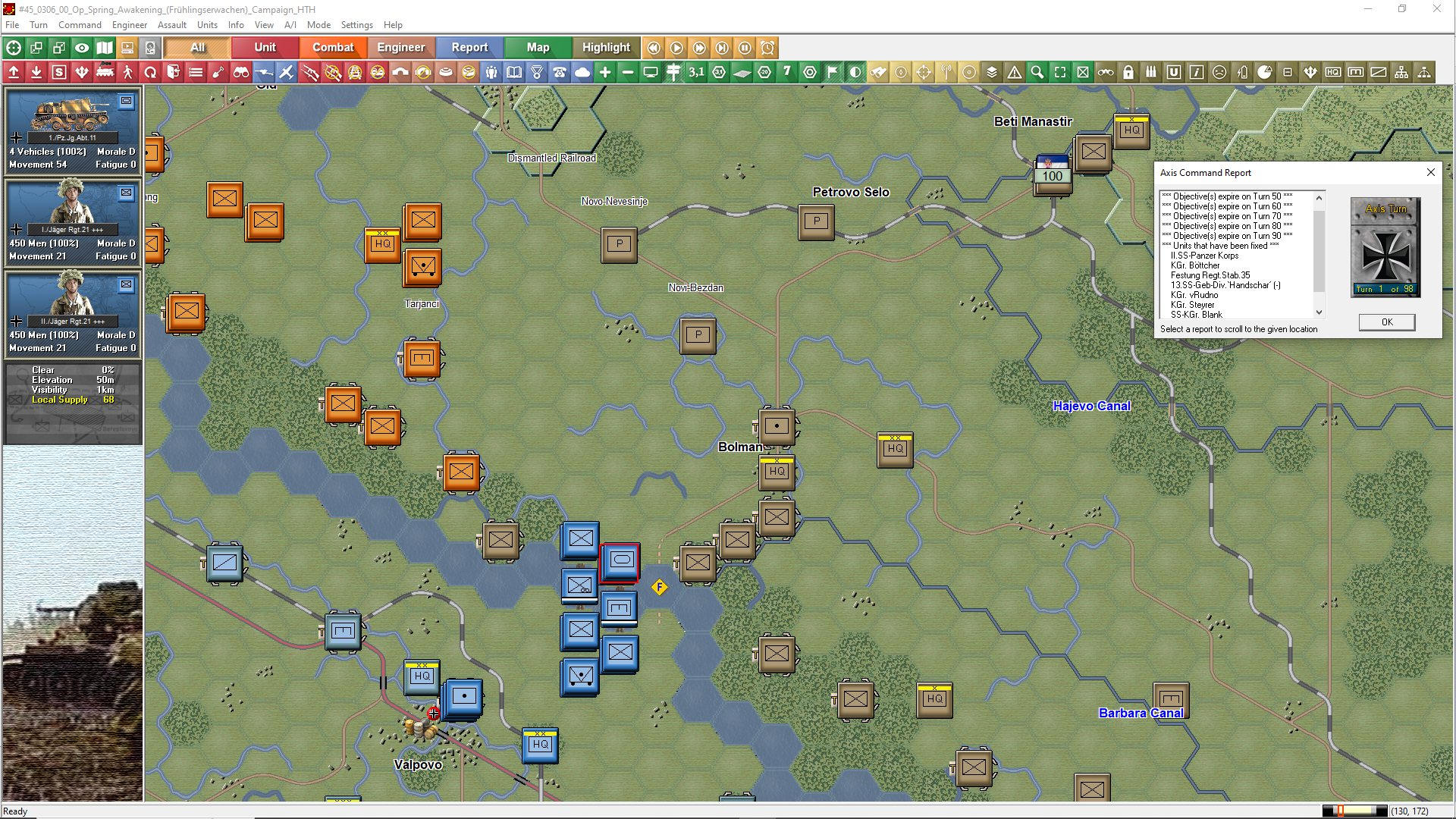 Panzer Campaigns – Spring Awakening ’45 : premières images - Gazette du wargamer